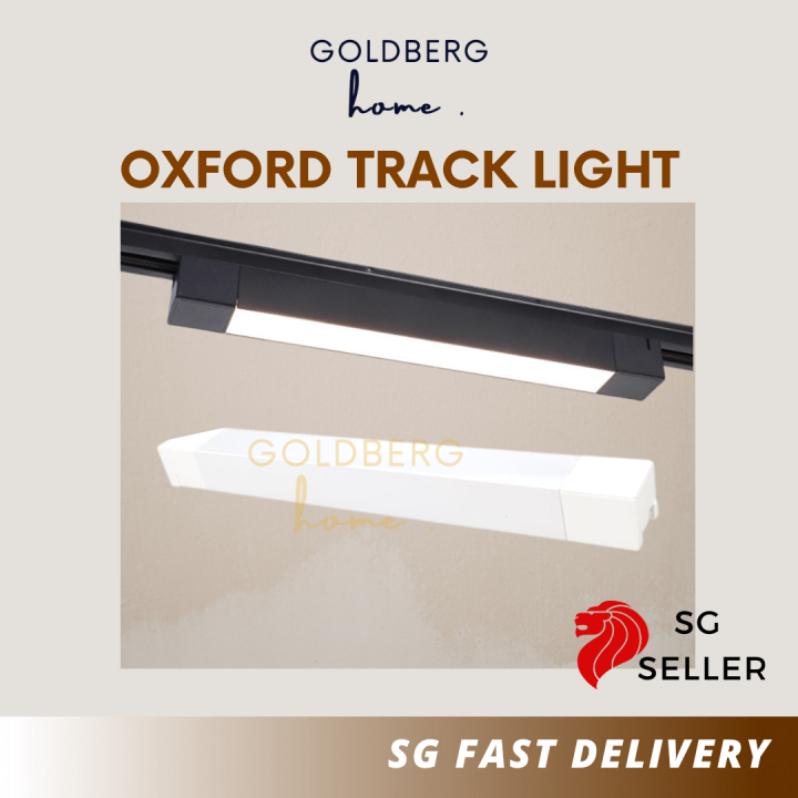Oxford LED Diffuser Track Light 20W Black White - Daylight, Cool White ...