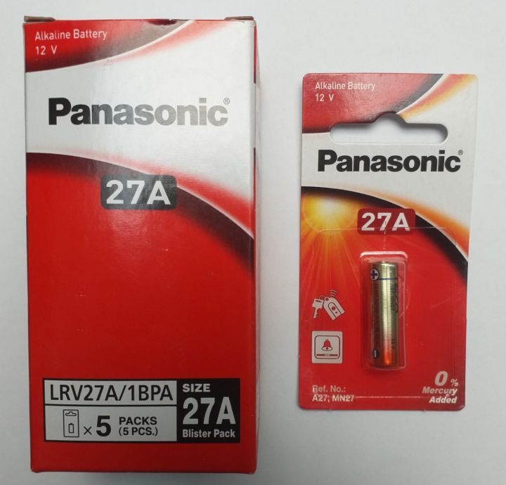 Pin 27A Panasonic Alkaline 12V vỉ 1 viên | Lazada.vn