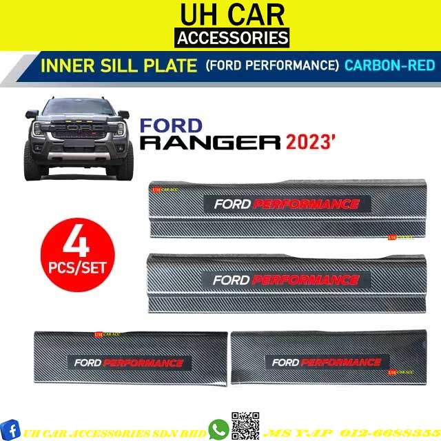 FORD RANGER T9 2022 XL XLT XLT+ WILDTRAK CARBON SIDE SILL PLATE | Lazada