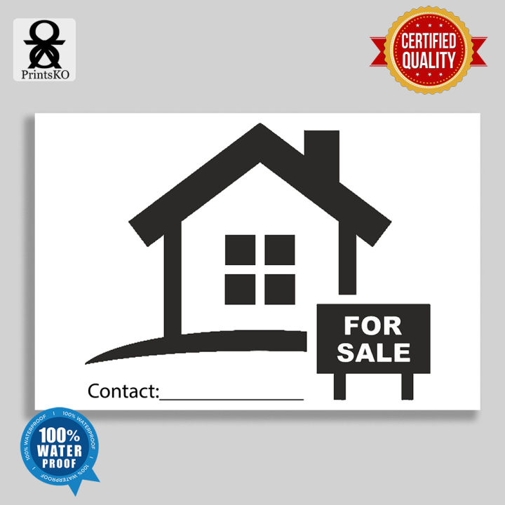 High Quality Tarpaulin / Tarp with Signage - House For Sale Design ...