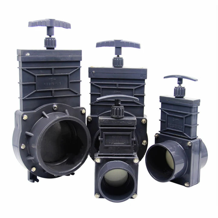 DN32/DN40/DN50/DN65/DN80 UPVC Sewage Gate Valve 1.5inch/2inch/2.5inch ...