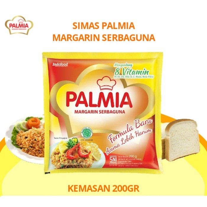 Simas Palmia Margarine Mentega Serbaguna 200g | Lazada Indonesia