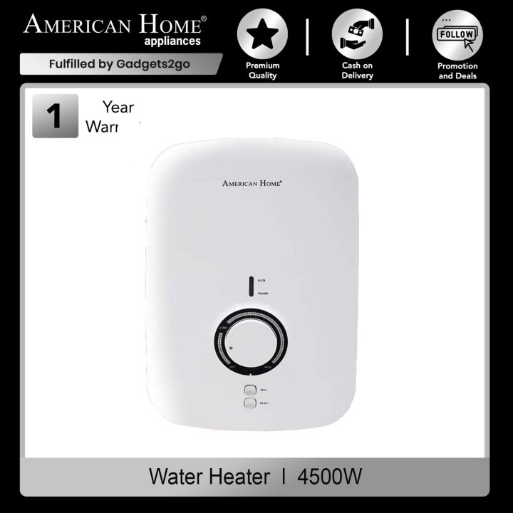 American Home Water Heater AIWH-4500W | Lazada PH