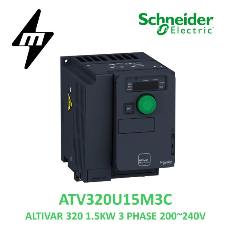 Schneider Electric VFD Altivar Machine ATV320U15M3C Variable Frequency ...
