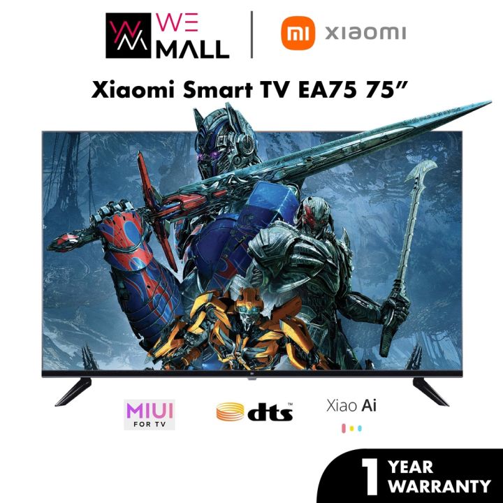 [CHINESE VERSION] Xiaomi Mi EA75 75" LED Android TV Smart TV 4K XiaoAi ...