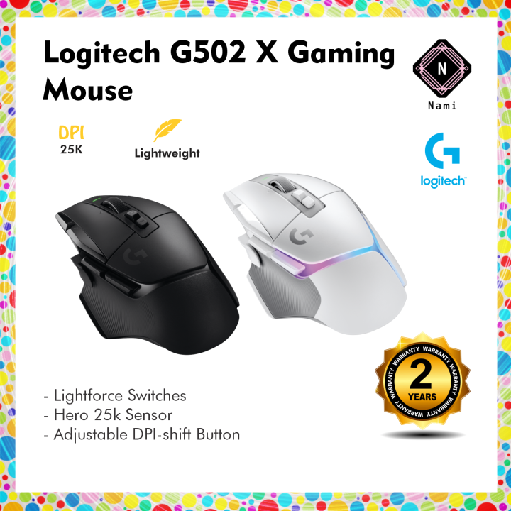 Logitech G502 X Gaming Wired Mouse | Lazada