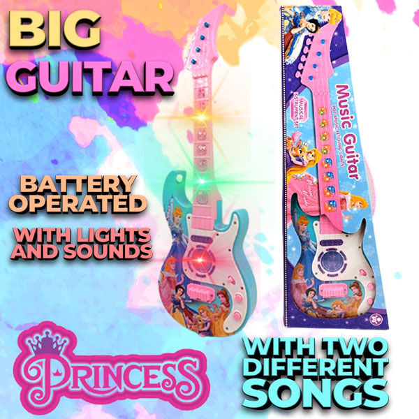 Princess guitar toy musical instrument toys for kids with lights and ...