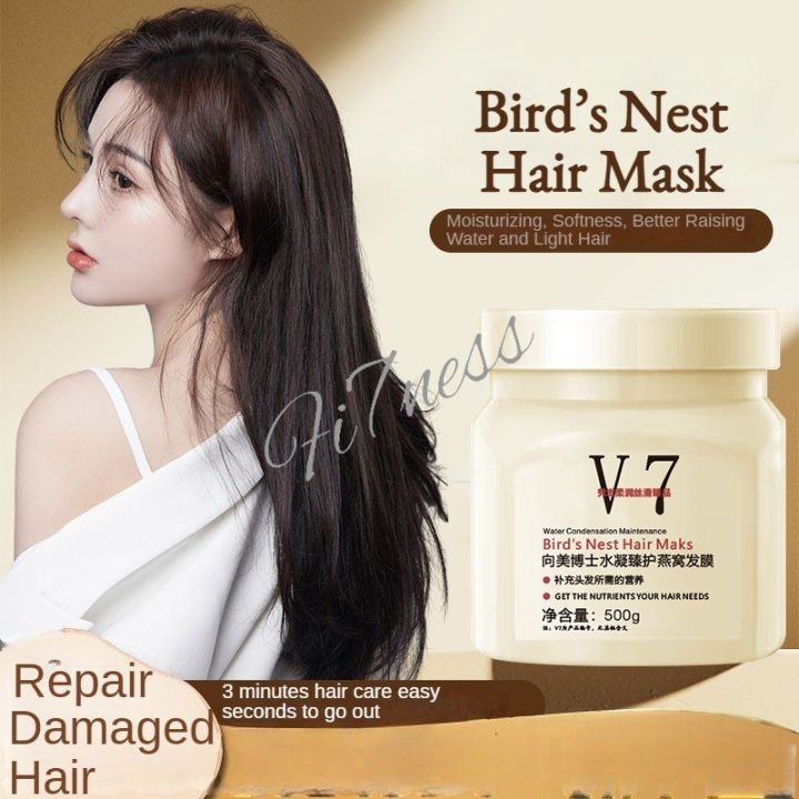 Bird's Nest Hair Mask Hair Conditioner Mask Hair Contidioner Rambut ...