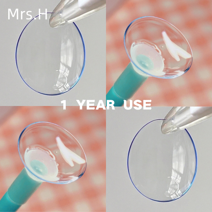 Power (-1.00~-20.00) Clear Lenses Yearly Contact Lenses 14.2mm ...