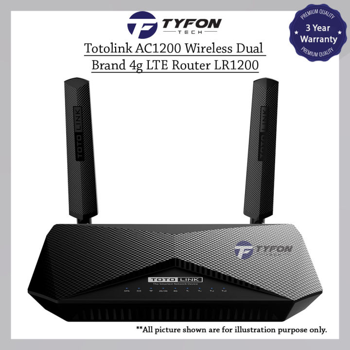 Totolink AC1200 Wireless Dual Brand 4g LTE Router LR1200 | Lazada
