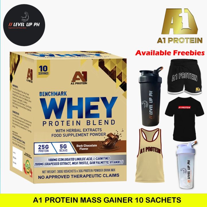 A1 Protein Benchmark 100% Whey Protein 10 Serving (NEW TASTE FORMULA ...