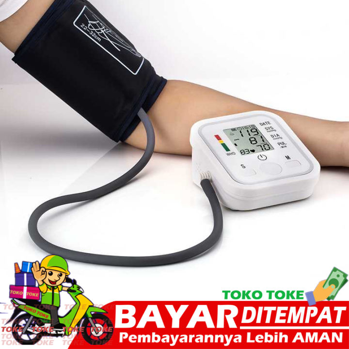 Alat Cek Ukur Tekanan Darah With Voice Bersuara Pengukur Tensi Digital ...