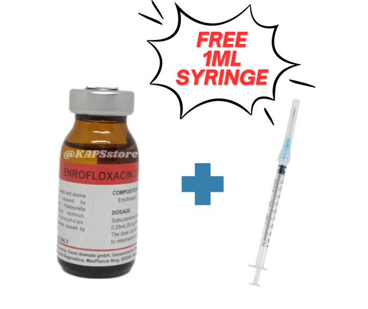 ENROFLOXACIN 20% | INJECTION | FOR ANIMALS | 10 ml | Lazada PH