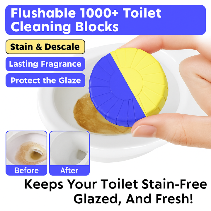 Toilet Bowl Cleaner Toilet Block Scented Toilet Bowl Cleaner Flush ...