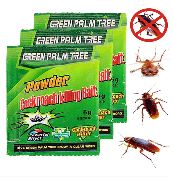 IPIS TRAP CONTROL Green Killer Powder Cockroach Killing Bait pests ...