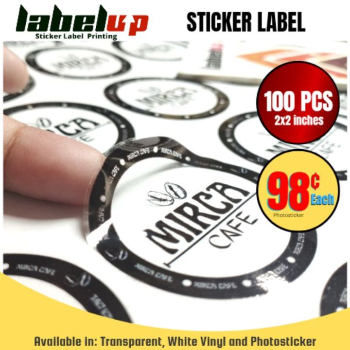 PersonalizedCustomized Product Sticker Label by LABEL UP | Lazada PH
