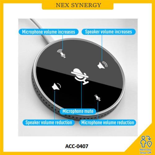 Desktop USB Conference Speakerphone Microphone Built-in Speaker 360 ...