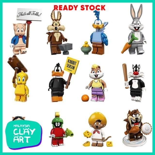 Disney Anime Bricks Mini Figures Building Blocks Cartoon Petunia Porky ...
