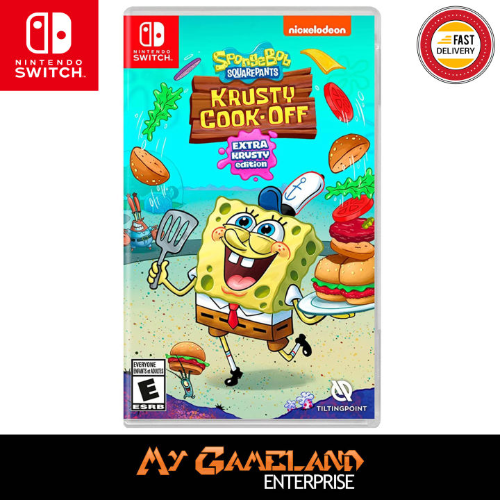 Nintendo Switch Spongebob Squarepants Krusty Cook Off Extra Krusty ...