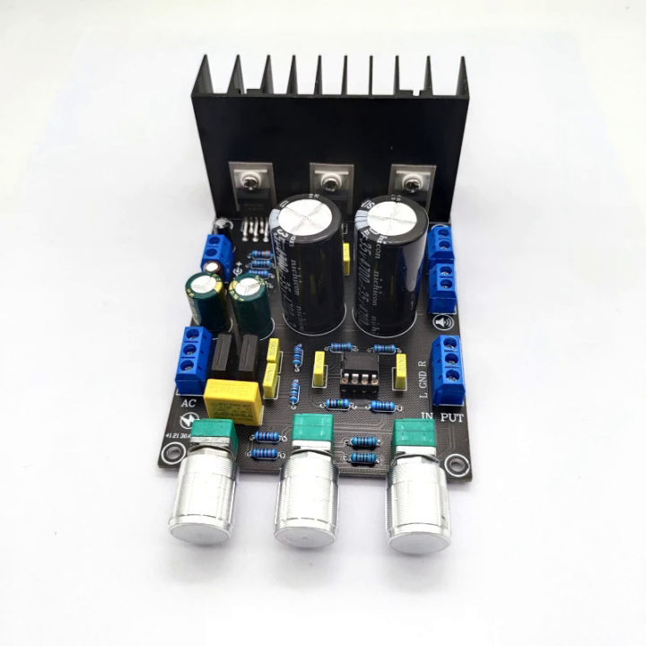 2.1CH Class AB 2*20W 20W เครื่องขยายเสียง80Hz ซับวูฟเฟอร์ Equalizer 2.1CH Class AB โฮมเธียเตอร์ ...