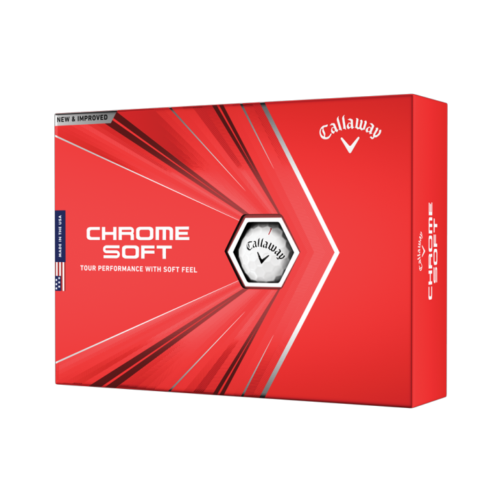 ลูกกอล์ฟ Callaway Chrome Soft Tour Performance With Soft Feel Golf ...