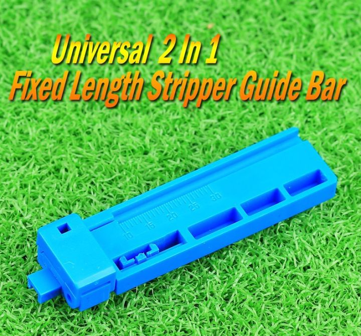 Universal fixed length stripper guide bar one indoor cable fiber ...