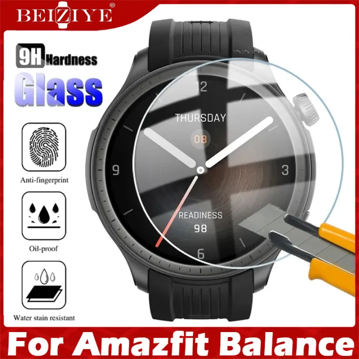 Tempered Glass Screen Protector for Amazfit Balance Film HD Glass ...