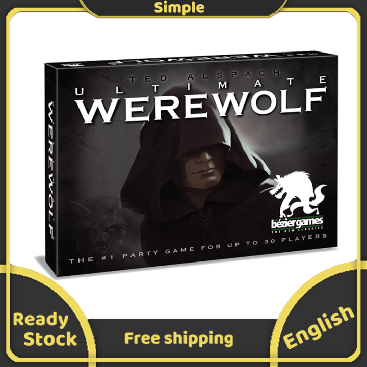 Ultimate Werewolf Card Game New English Revised Version Family Party ...