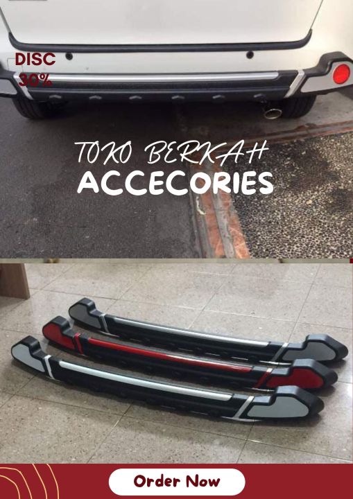 "tanduk belakang mobil SIGRA WARNA BODY pengaman belakang mobil MOBIL ...