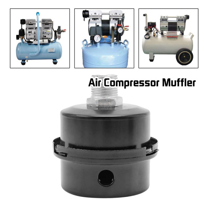 20mm Black Plastic Air Compressor Oil-Free Muffler | Lazada PH
