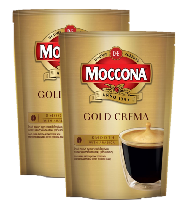 Moccona Gold Crema Smooth มอคโคน่า โกลด์ เครมมา สมูท แบบถุง 100กรัม (2 ...