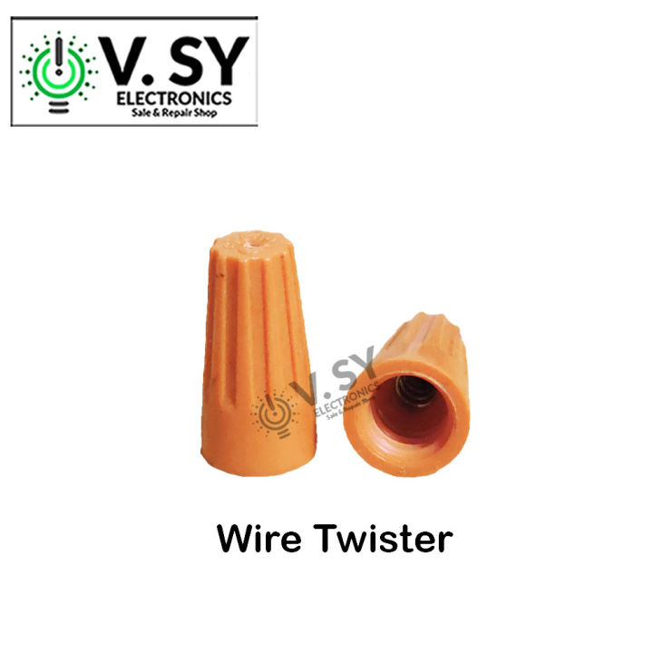 Electrical Wire Twist Nut Connector Terminals Cap Spring Insert | Lazada PH