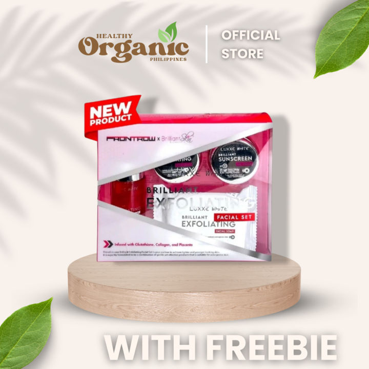 Frontrow Brilliant Exfoliating Facial Set Luxxe White Glutathione ...