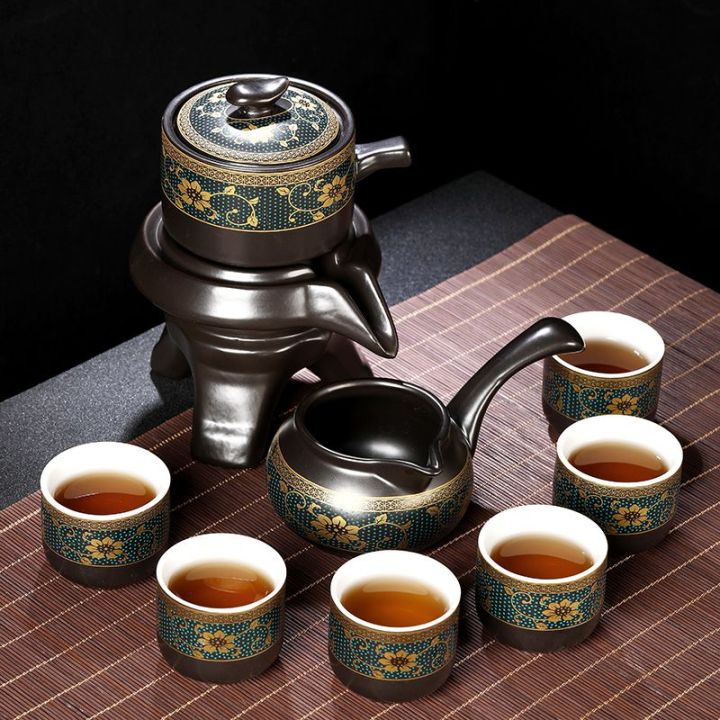 Revolving tea set | gift tea set | travel tea set | craft tea cup | tea ...