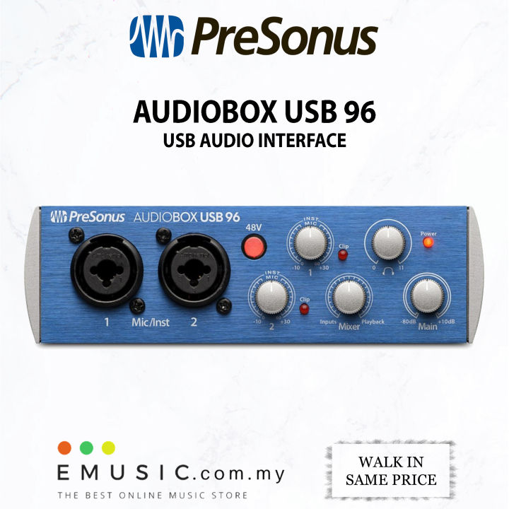 PreSonus AudioBox USB 96 USB Audio Interface | Lazada