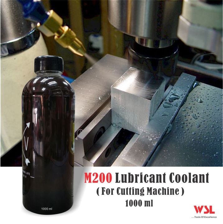 Coolant -M200 Lubricant Coolant ( 1000 ml ) For drilling, reaming, milling, boring, turning ...
