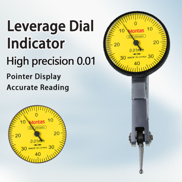 YI CHANG Leverage Dial Indicator Set 0-0.8mm Gauge Precision Magnetic ...