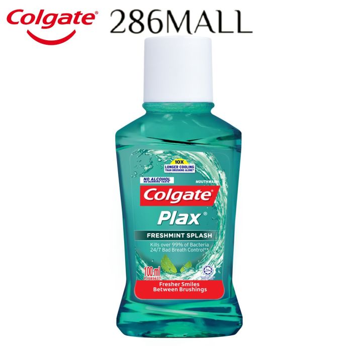 Colgate Plax Peppermint Mouthwash 100ml Travel Sample Trial | Lazada