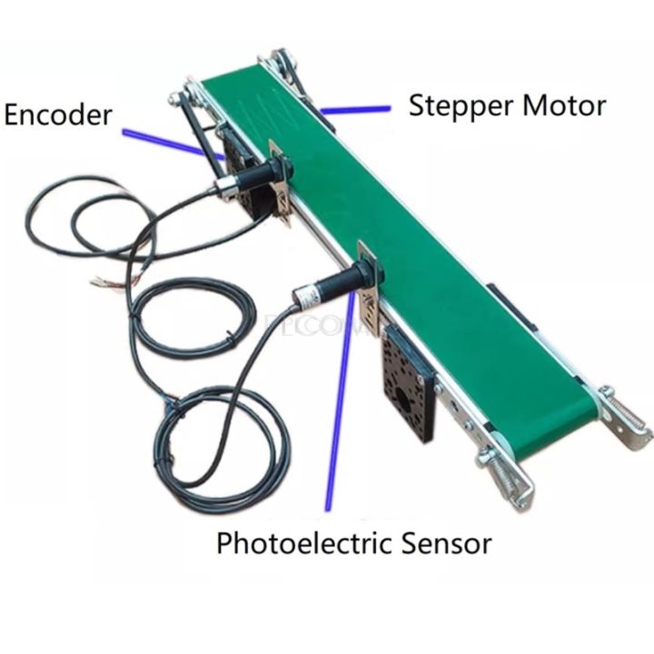 Desktop Mini Conveyor Belt 500mm Includes Stepper Motor Encode And ...