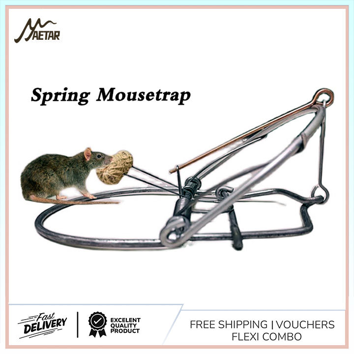 Mouse Trap Weasel Catcher Big Rat Catcher Trap Spring Load Super Strong ...