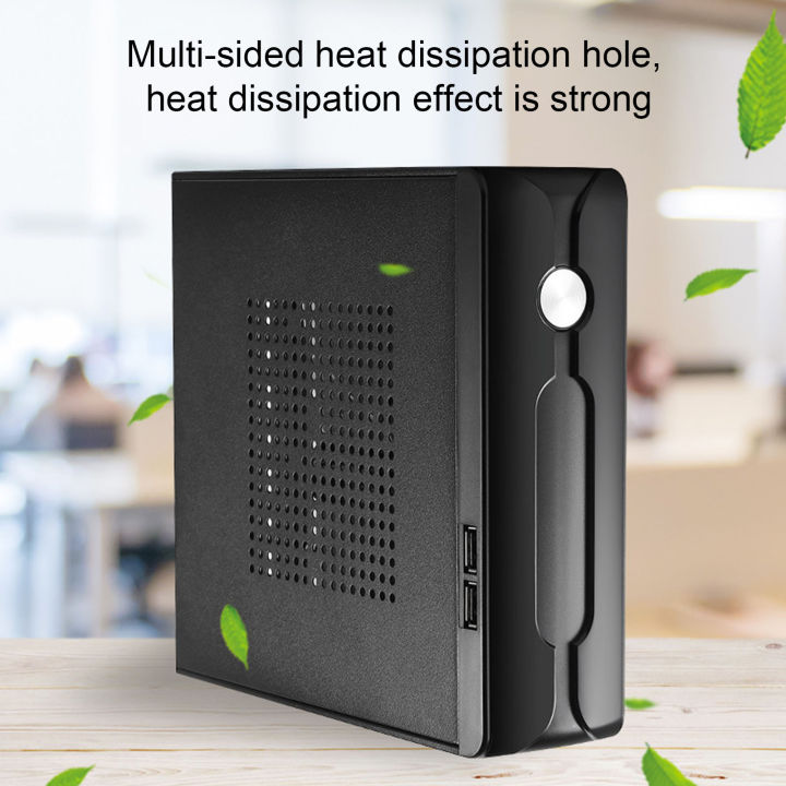 Black Computer Case High Strength Lightweight Gaming Computer Case with ...