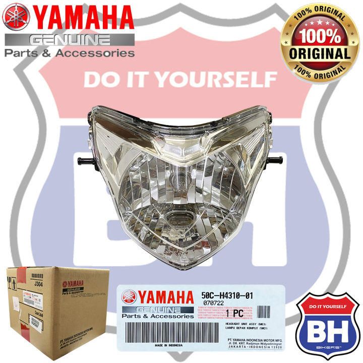 YAMAHA LC135 V2 V3 HEAD LAMP ASSY LAMPU DEPAN 100% ORIGINAL HONG LEONG YAMAHA HLY 50C-H4310-00 ...