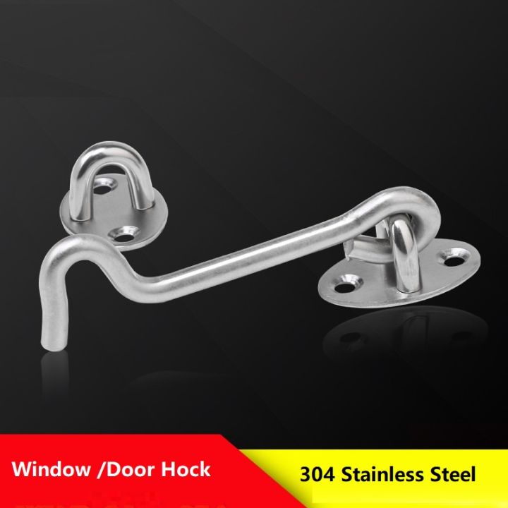 304 Stainless Steel Wind Hook Window Hook Clasp Door Hook With Extra thick 6mm Diameter | Lazada PH