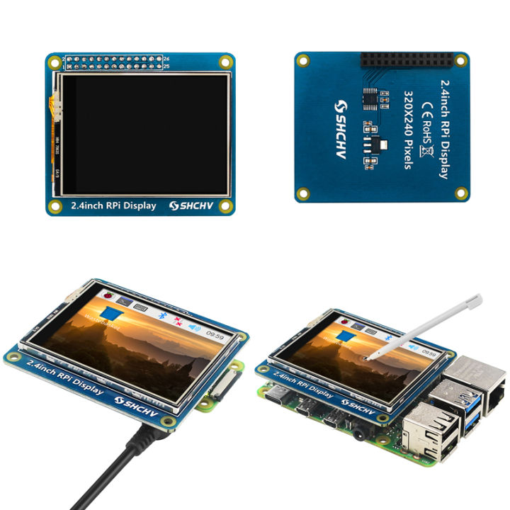 Raspberry Pi 4 Lcd 2.4 Inch Touch Screen 320 240 Pixel Display Spi ...