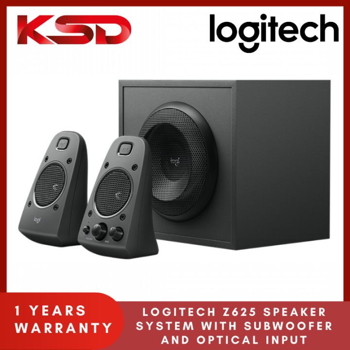 Logitech Z625 Speaker System with Subwoofer and Optical Input | Lazada