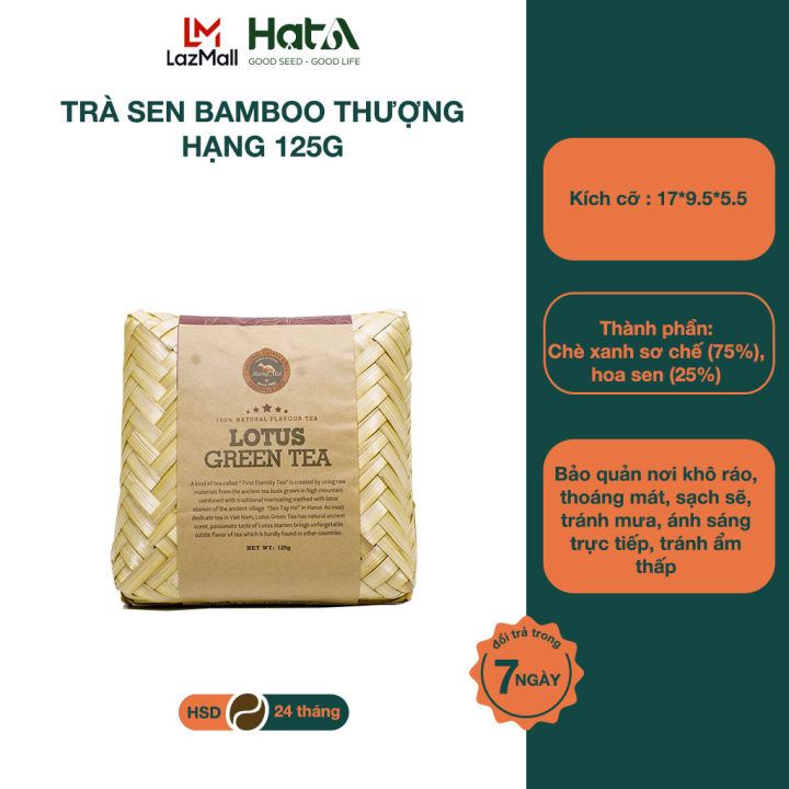 Trà Sen Bamboo Thượng Hạng Hương Mai Cafe Premium Lotus Green Tea 100% ...