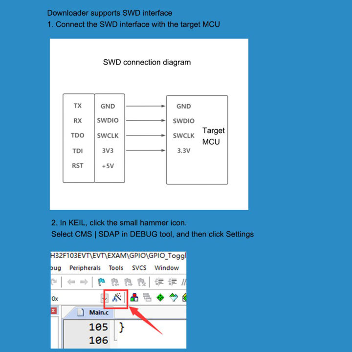 STM32 Debugger DAPLINK Open Source Emulator 5V for ARM Cortex-M | Lazada Singapore