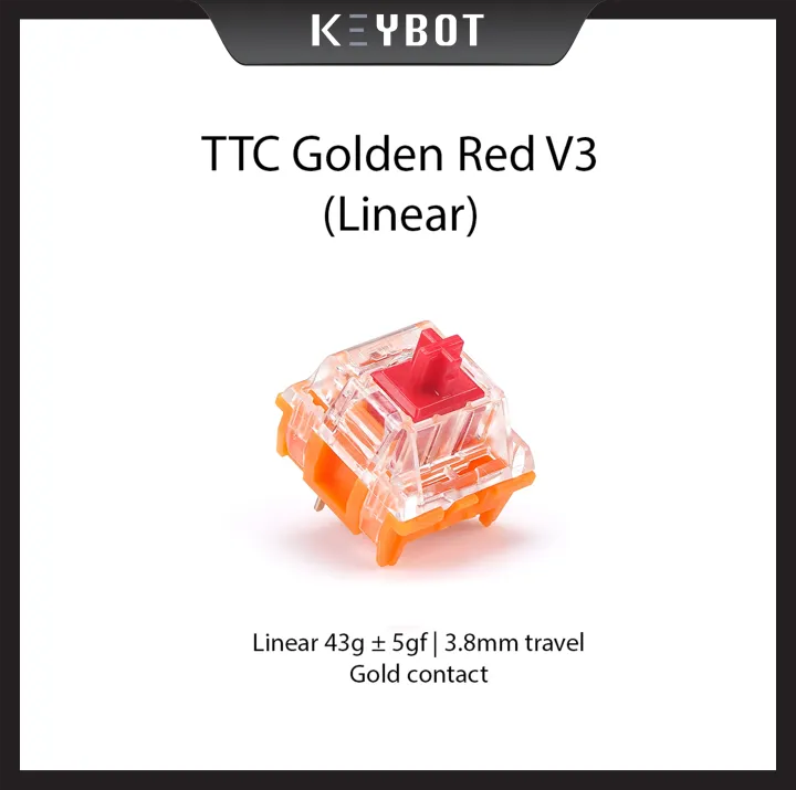 TTC Golden Red V3 Switches | Lazada