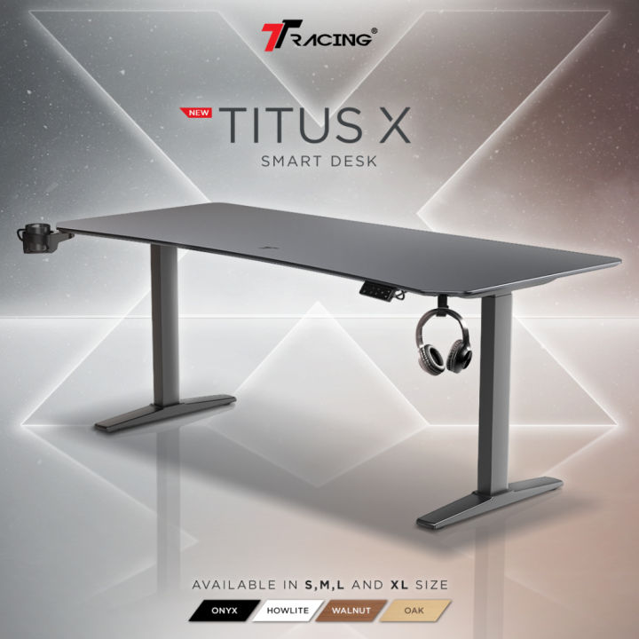 TTRacing Titus X Smart Desk Gaming Table Study Working Home Office ...