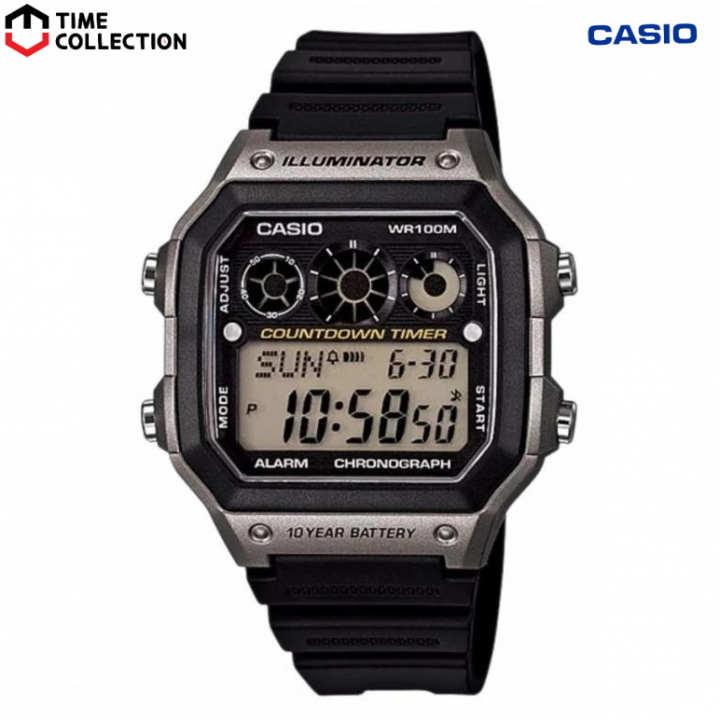 Casio Digital AE-1300WH-8AVDF Watch for Men's w/ 1 Year Warranty ...